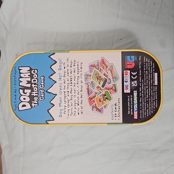 University Games | Toys | Nib Dog Man Hot Dog Card Game By University ...